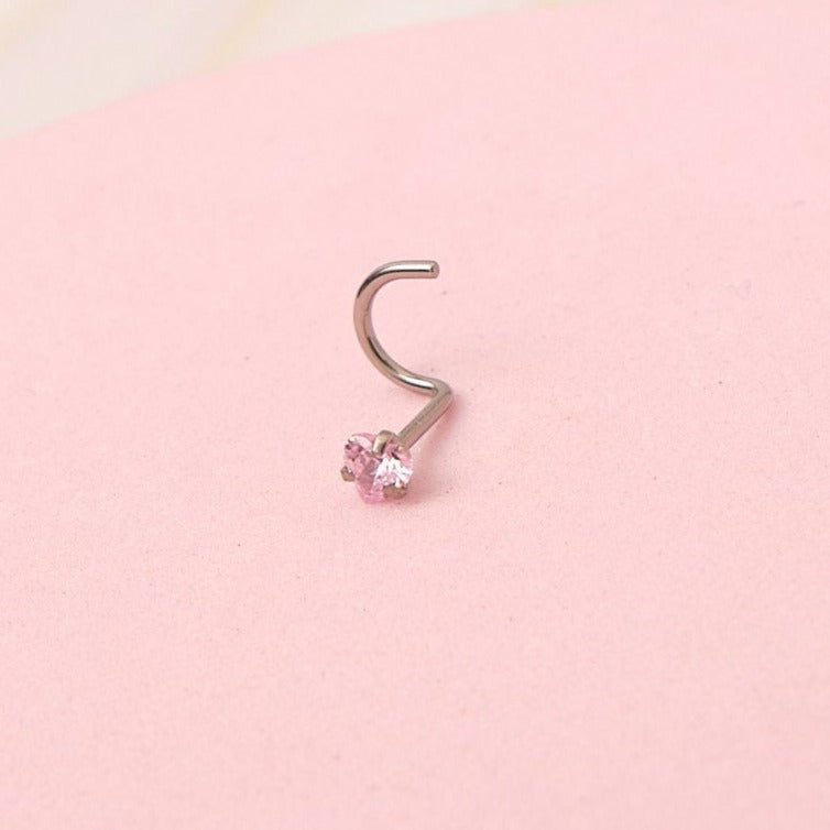 Piercing Mini Corazón - Nostril - 3mm – Lazzo Perú